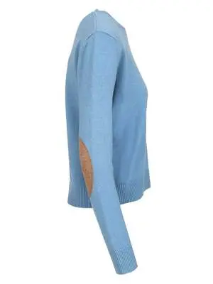 Max Mara Fresia Sweater In Wool And Cashmere - Blue