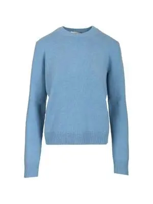 Max Mara Fresia Sweater In Wool And Cashmere - Blue