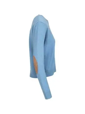 Max Mara Fresia Sweater In Wool And Cashmere - Blue