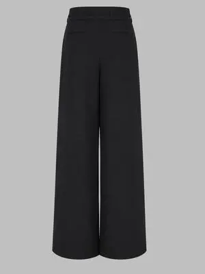 Dries Van Noten Wide Leg Trousers - Black