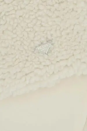 Prada Ivory Teddy Scarf