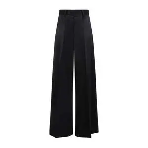 JIL SANDER Wide Leg Viscose Trousers