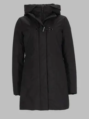 FAY Cappotto Parka Con Cappuccio - Black