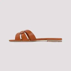 Saint Laurent Leather Tribute Flats