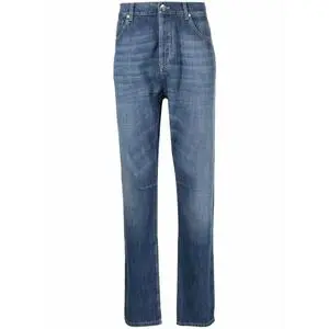 Brunello Cucinelli Denim Regular & Straight-leg Jeans - Blue