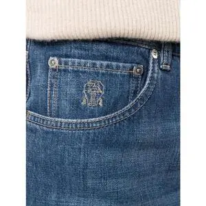 Brunello Cucinelli Denim Regular & Straight-leg Jeans - Blue