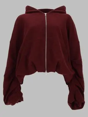 Dries Van Noten Felpa In Cotone Con Zip - Multicolor