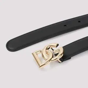 Dolce & Gabbana Logo Leather Belt