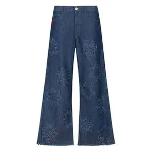 Marni Denim Wide-leg Jeans - Blue