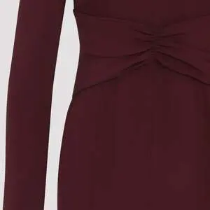 Alberta Ferretti Satin Midi Dress