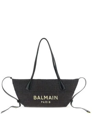 Balmain Track Tote Bag - Black