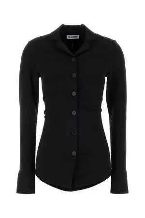 JIL SANDER Jersey Shirt - Black
