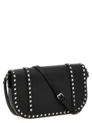 Valentino Garavani Rockstud Shoulder Bag - Black