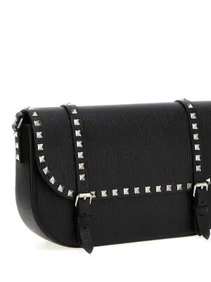 Valentino Garavani Rockstud Shoulder Bag - Black
