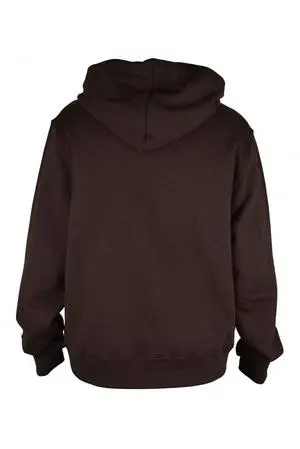 Amiri Logo Cotton Hooded Sweatshirt - Brown