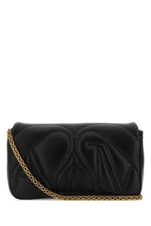 Alexander McQueen Leather Small Seal Shoulder Bag - Black