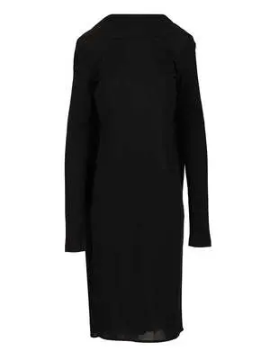 TOTEME Cocoon Scarf Dress - Black