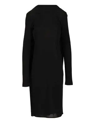 TOTEME Cocoon Scarf Dress - Black