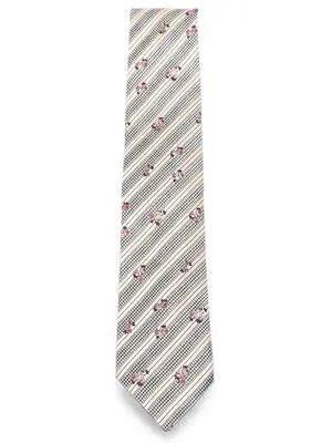 Dries Van Noten Silk Neck Tie - Multicolor