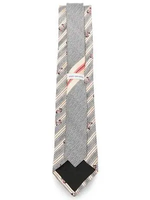 Dries Van Noten Silk Neck Tie - Multicolor