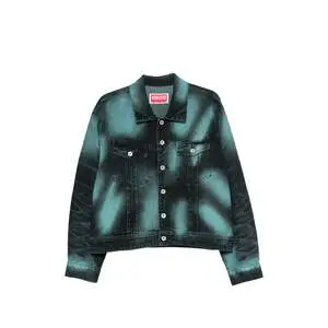 Kenzo Jackets Denim Jackets - Green