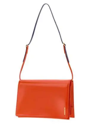 JIL SANDER Leather Small File Shoulder Bag