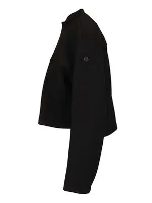 Moncler Cropped Viscose Sweatshirt