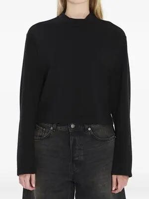 Moncler Cropped Viscose Sweatshirt