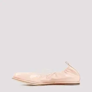 Simone Rocha Patent Leather Lace-up Ballerina - Multicolor