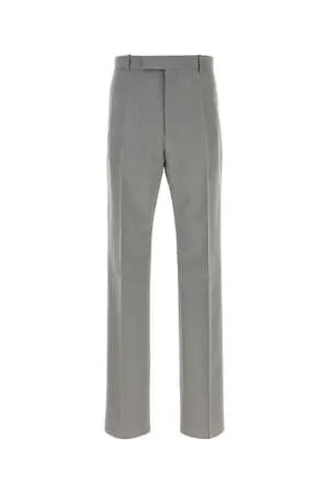 JIL SANDER Grey Wool Pant - Gray