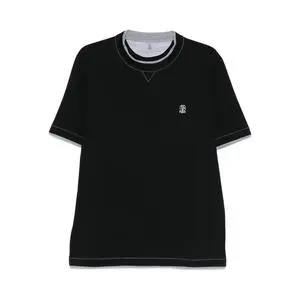 Brunello Cucinelli T-shirts & Vests T-shirts - Black