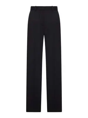 Loewe Tailored Trousers With Contrasting Side Band - Black