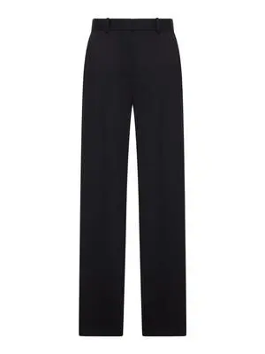 Loewe Tailored Trousers With Contrasting Side Band - Black