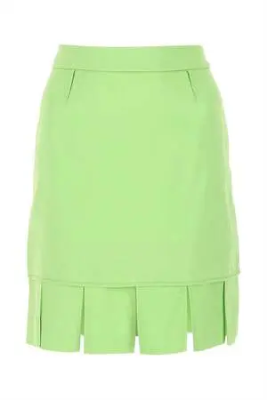 Bottega Veneta Stretch Viscose Miniskirt - Green