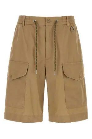 Moncler Biscuit Cotto Bermuda Shorts - Brown