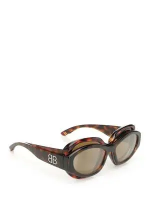 Balenciaga Superbusy Round Sunglasses