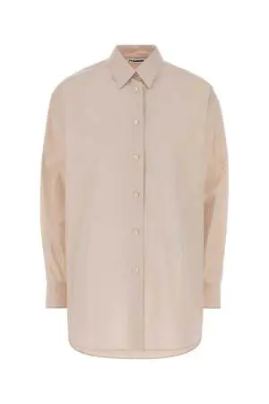 JIL SANDER Light Poplin Oversize Shirt - Pink
