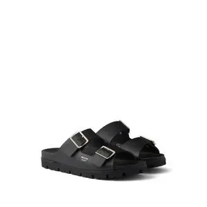Prada Buckled Lug Sole Sandals