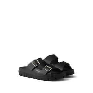 Prada Buckled Lug Sole Sandals