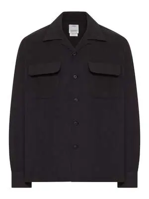 Visvim Wool Overshirt With Patch Pockets - Multicolor