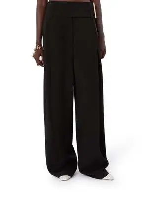 Sportmax Wide Satin Trousers