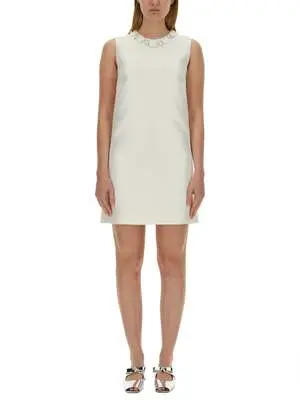 Versace Mini Duchesse Dress - White