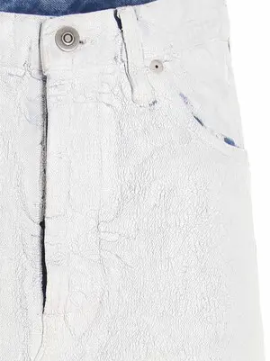 MAISON MARGIELA Bianchetto Denim Skirt