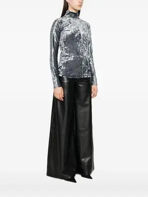FORTE_FORTE Velvet Turtleneck - Gray