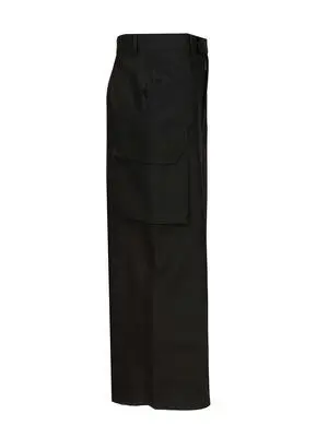 Rick Owens Firebanks Wool Midi Skirt - Black