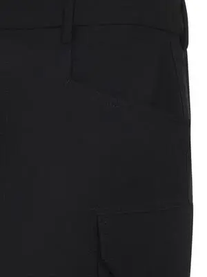 Rick Owens Firebanks Wool Midi Skirt - Black