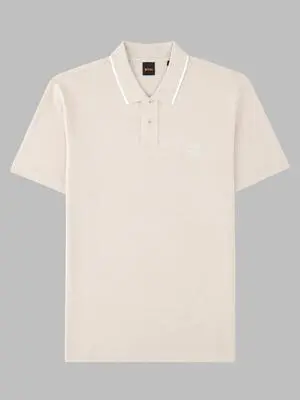 BOSS Polo Con Logo - Cream