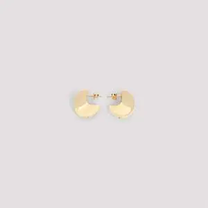 Bottega Veneta Disc Earrings