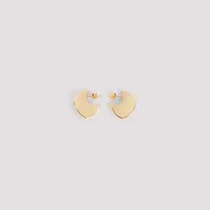 Bottega Veneta Disc Earrings - Silver