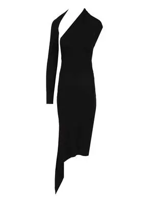 COURREGES One-shoulder Dress - Black